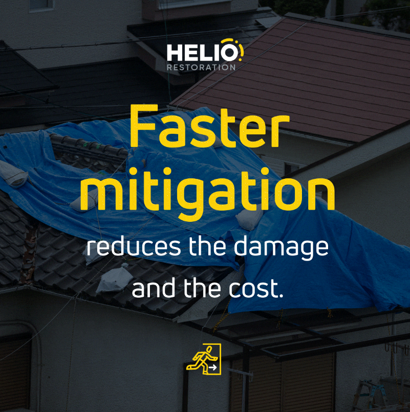 Minimise structure and contents damage through faster mitigation ...